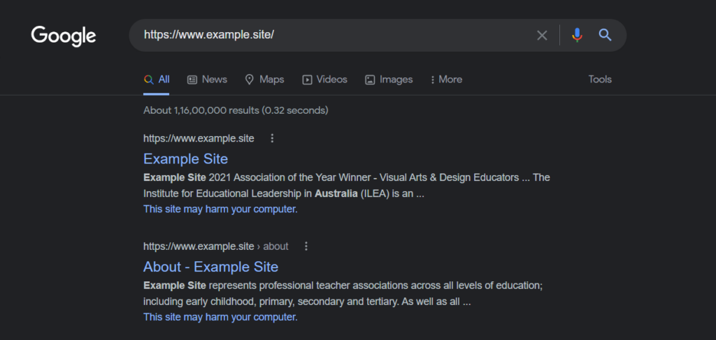 How To Fix "This Site May Harm Your Computer" Warning On Google Search ...